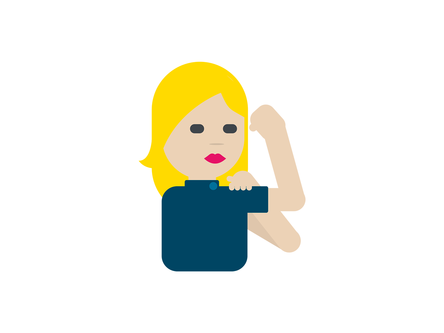Strong Girl Emoji
